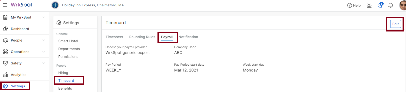 Adding a Company Code for ADP Integration – WRKSPOT Help Center