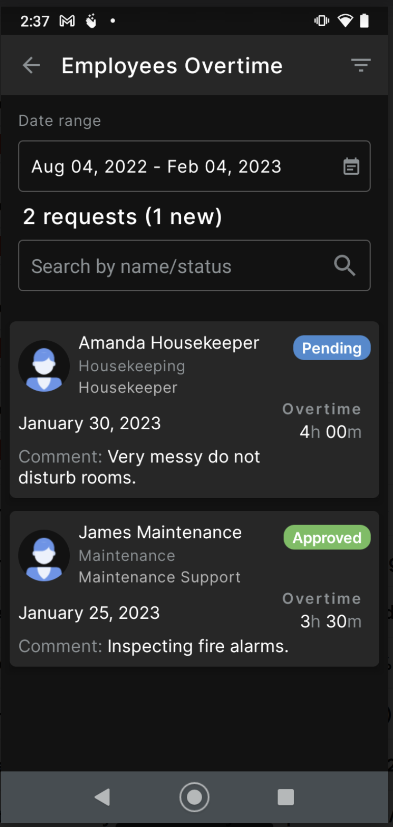 For Managers: How to View and Approve Overtime Requests from the Mobile ...