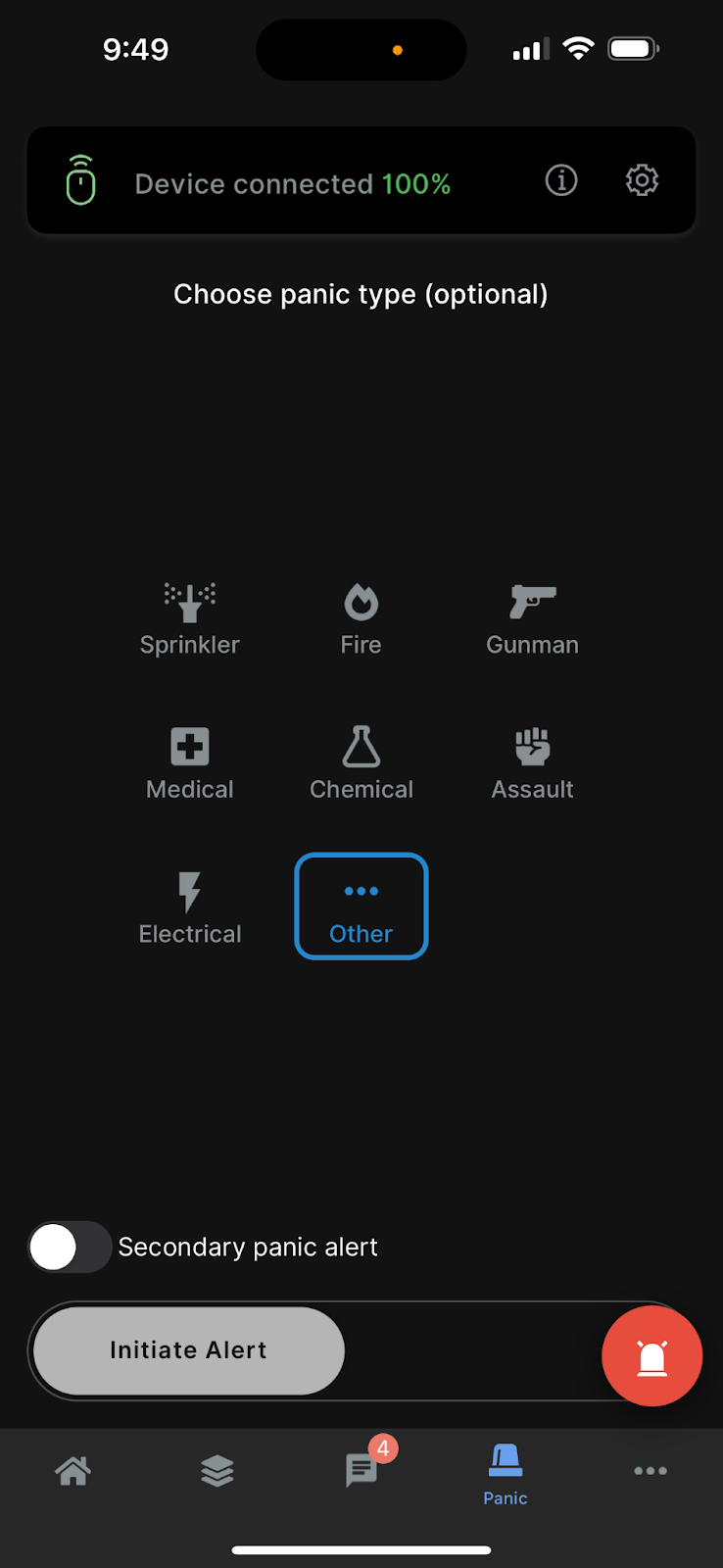 How to Trigger a Panic alert with the WrkSpot Panic Button? – WRKSPOT Help Center