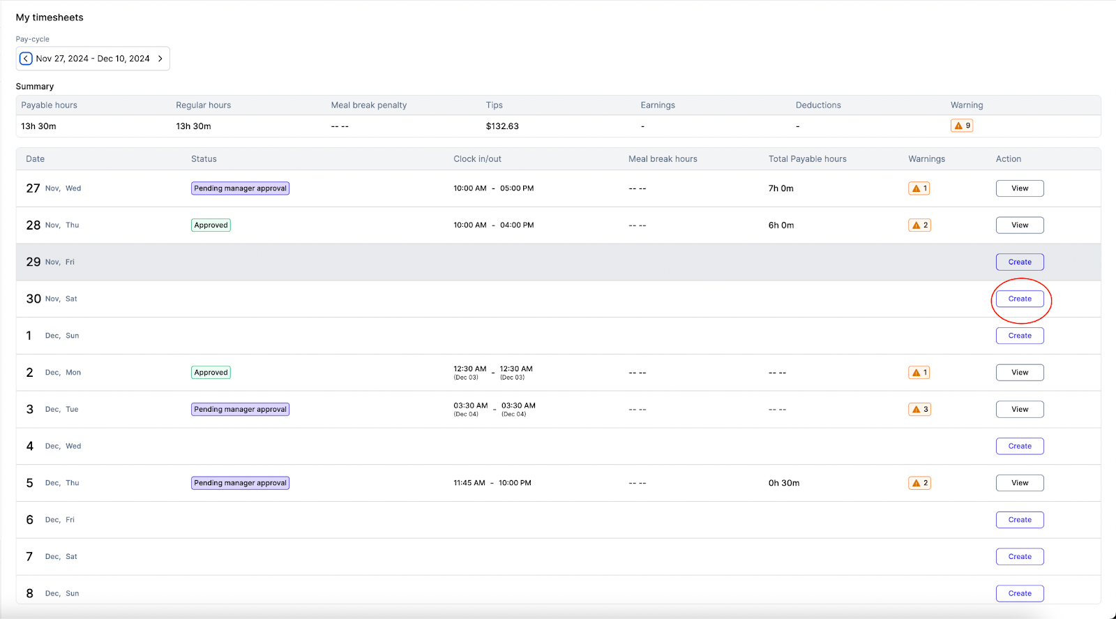 [New] How to create timecard manually as employee on the web app ...