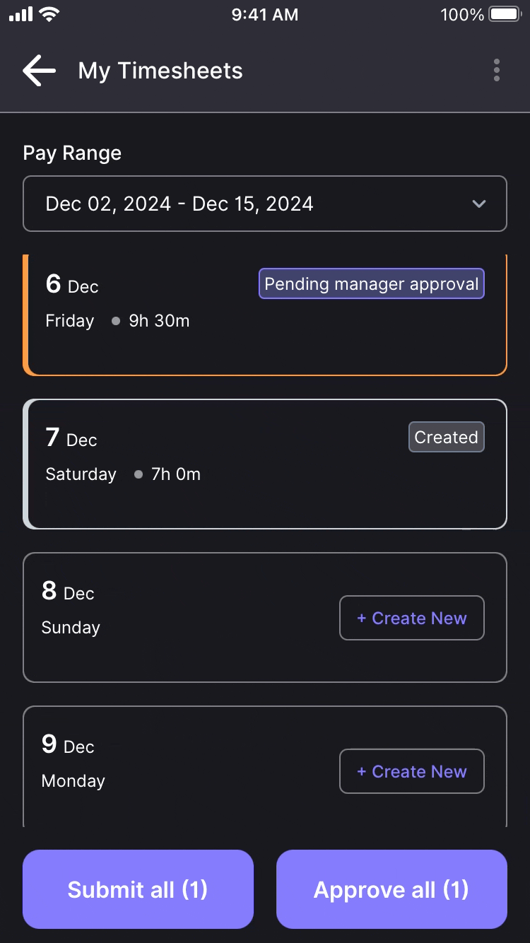 How to delete a shift or entire timesheet as an employee on the mobile ...
