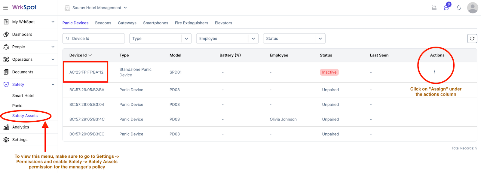 Manager Guide: Standalone Panic Device – WRKSPOT Help Center